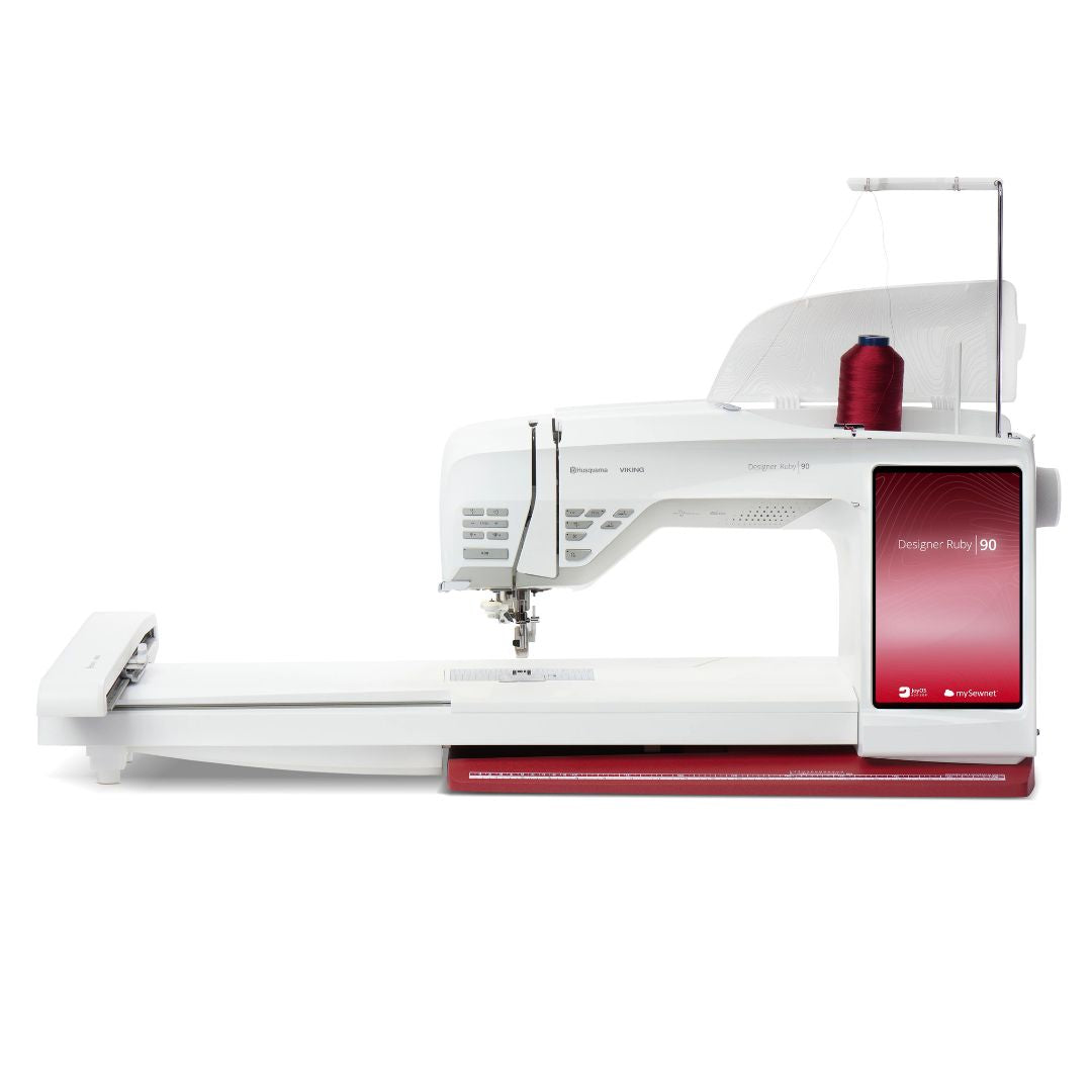 HUSQVARNA VIKING DESIGNER RUBY 90 Sewing & Embroidery Machine — Quilt ...