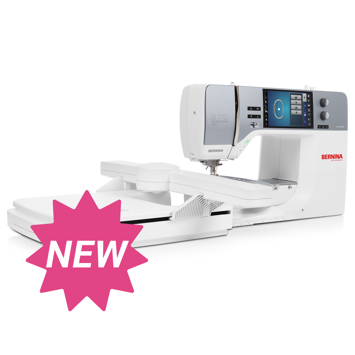 BERNINA 770 QE PRO Sewing and Embroidery Machine — Quilt Beginnings