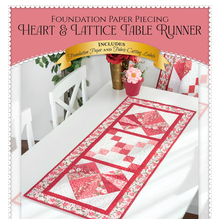 Heart & Lattice Runner Class - SAT 1/17 — Quilt Beginnings