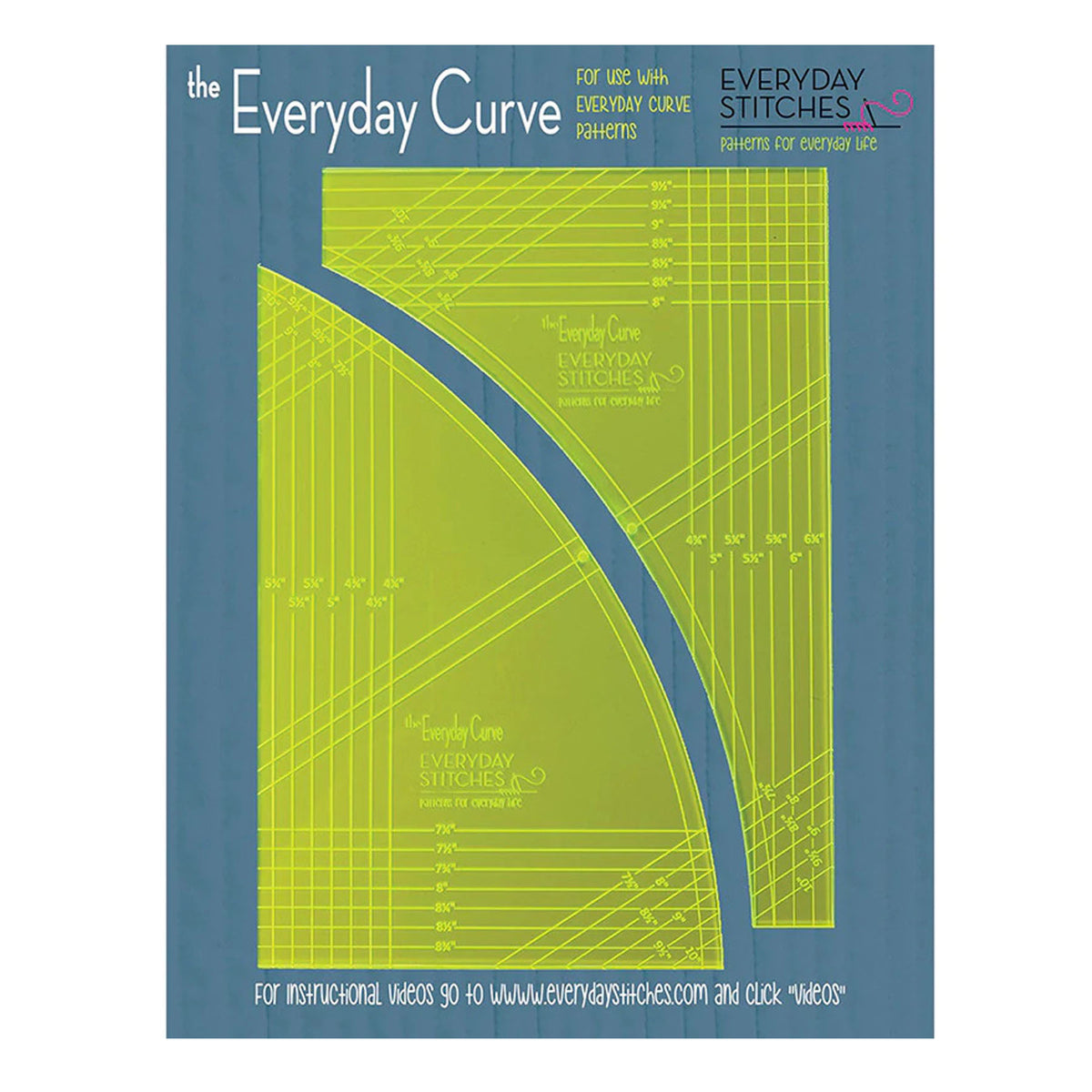 Everyday Curve Template Set — Quilt Beginnings